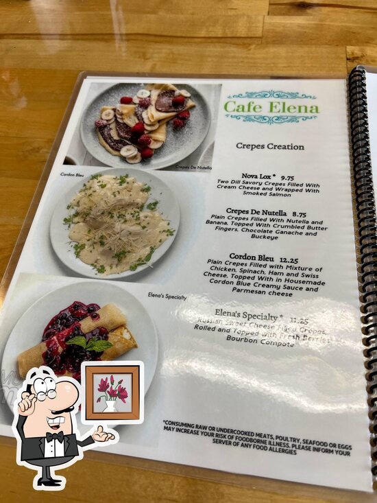 Cafe Elena, Columbus - Restaurant menu, prices and reviews